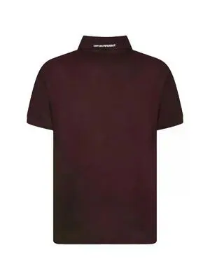 Emporio Armani Piqué Polo With Embroidered Logo
