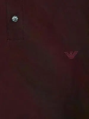 Emporio Armani Piqué Polo With Embroidered Logo