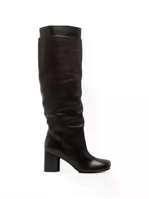 LISKA Square-toe Block-heel Boots