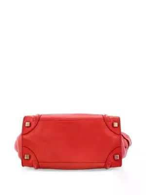 Celine Luggage Bag Smooth Leather Micro Tote Bag
