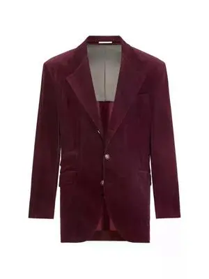 Brunello Cucinelli Cavallo Tailor Corduroy Blazer - Red