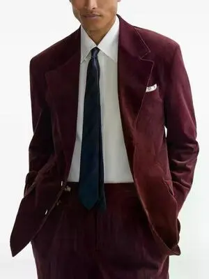 Brunello Cucinelli Comfort Cotton And Cashmere Corduroy Cavallo Tailor Blazer
