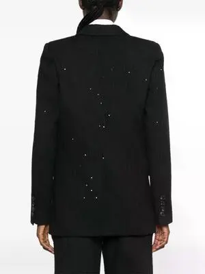 ERMANNO FIRENZE Sequin-embellished Double-breasted Jacket