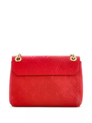 LOUIS VUITTON Vavin Monogram Empreinte Leather Bb Crossbody Bag - Red