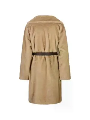 P.a.r.o.s.h Pulse Belted Faux-fur Coat