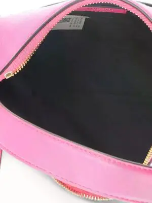 Versace Medusa Half Moon Bag Quilted Leather Shoulder Bag