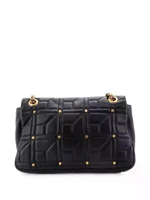 Gucci Gg Marmont Flap Bag Studded Matelasse Leather Medium Shoulder Bag