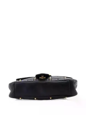 Gucci Gg Marmont Flap Bag Studded Matelasse Leather Medium Shoulder Bag