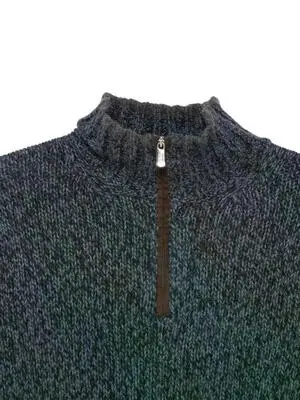 Fedeli Quarter-zip Knit Sweater