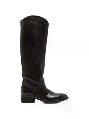 Officine Creative Leather Knee-high Boots - Brown