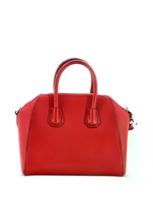 Givenchy Antigona Leather Cross Body Bag - Red