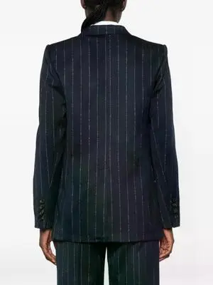 ERMANNO FIRENZE Pinstripe Double-breasted Blazer