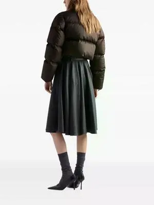 Prada Cropped Re-nylon Down Jacket