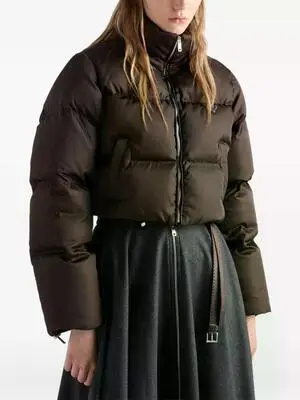 Prada Cropped Re-nylon Down Jacket