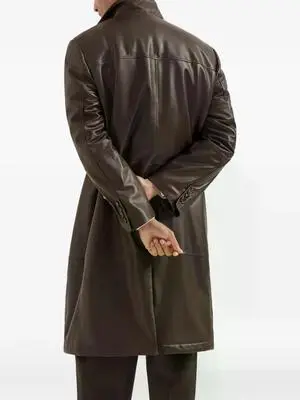 Brunello Cucinelli Nappa Leather Overcoat
