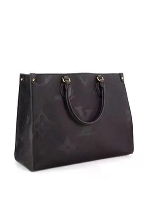 LOUIS VUITTON Onthego Monogram Empreinte Giant Mm Tote Bag - Black