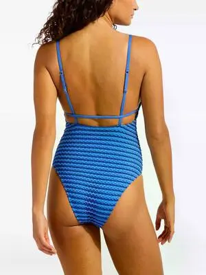 Seafolly Textured-finish Swimsuit