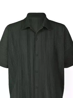 Issey Miyake Pleated Button-down Shirt