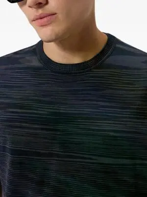 Missoni Space-dye Mercerized Cotton Crewneck T-shirt