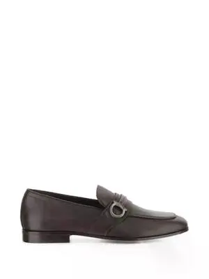 FERRAGAMO Gancini Ornament Moccasins - Brown