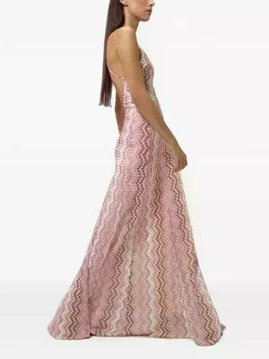 Missoni Snake Motif Long Viscose Dress