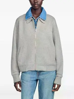 Sandro Zip-up Sweatshirt
