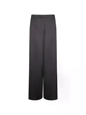 Fabiana Filippi Satin Palazzo Pants - Black