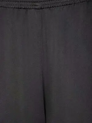 Fabiana Filippi Satin Palazzo Pants - Black