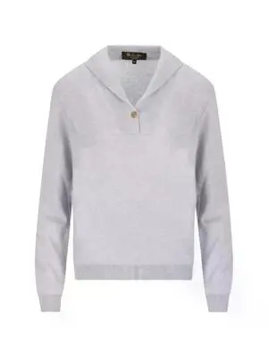 Loro Piana Sergio Cashmere Polo Shirt - Grey