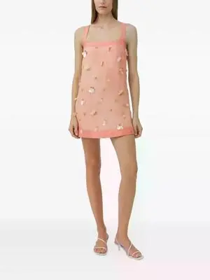Simkhai Sumi Embellished Organza Mini Dress