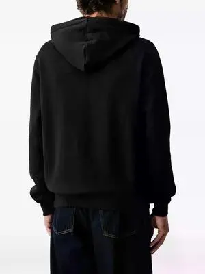 LES DEUX Logo-embroidered Drawstring Hoodie