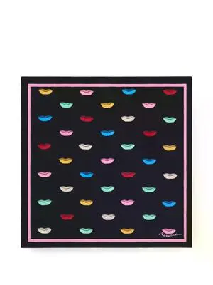Fiorucci Lips Scarf - Black