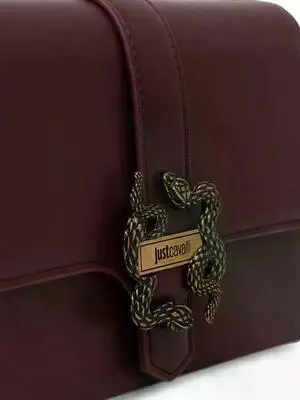 Just Cavalli Snake-plaque Chain-link Clutch Bag