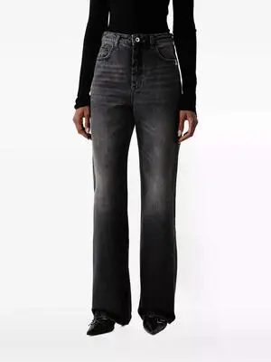 Patrizia Pepe Faded Straight-leg Jeans