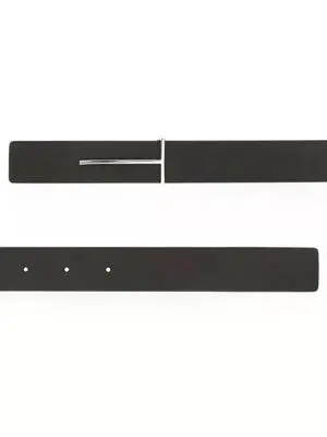 TOM FORD T-logo Leather Belt