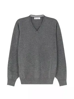 Brunello Cucinelli V-neck Sweater - Grey