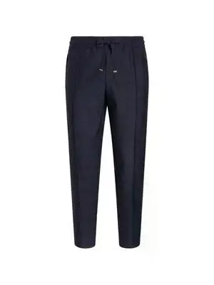 Dolce & Gabbana Virgin-wool Jogging Trousers - Blue