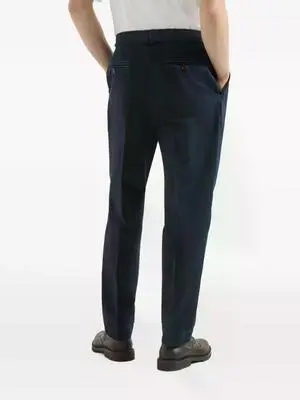 Brunello Cucinelli Chevron-weave Double-pleat Trousers