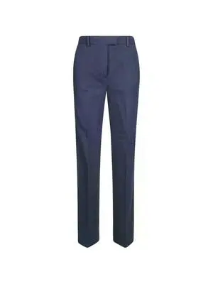 CIRCOLO 1901 Pressed-crease Tailored Trousers - Blue