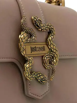 Just Cavalli Snake-plaque Chain-link Shoulder Bag