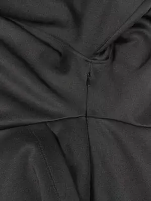 Prada Hooded Quarter-zip Maxi Dress