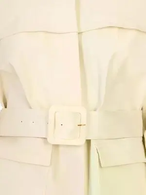 Fabiana Filippi Belted Panelled Coat