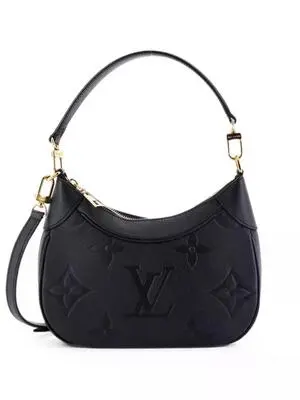 LOUIS VUITTON Bagatelle Nm Handbag Monogram Empreinte Giant Shoulder Bag - Black
