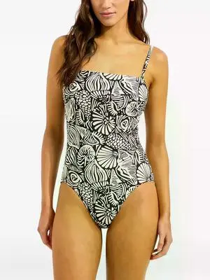 Seafolly Shell-print Swimsuit