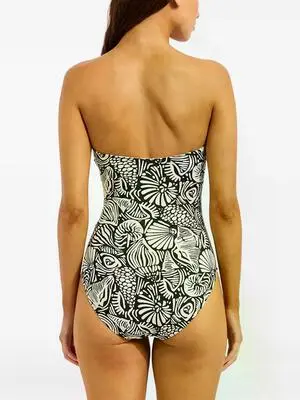 Seafolly Shell-print Swimsuit