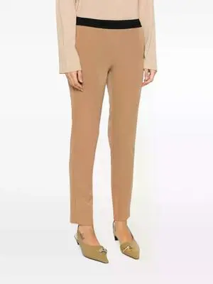 ERMANNO FIRENZE Logo-waistband Slim-fit Trousers