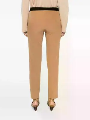 ERMANNO FIRENZE Logo-waistband Slim-fit Trousers