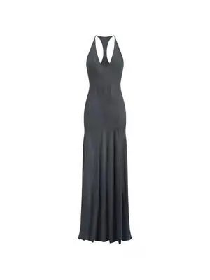 OUDE WAAG Ripple Ribbed-knit Maxi Dress