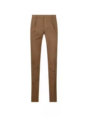 Incotex Pattern Pleated Trousers