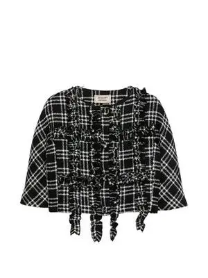 ALESSANDRO ENRIQUEZ Ruffled Bouclé Jacket